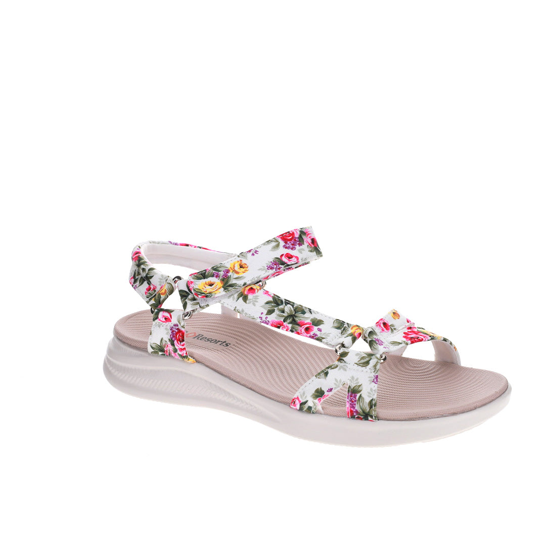 Shop CC Resorts Floss White Floral Women Sandals | Zeke Collection NZ