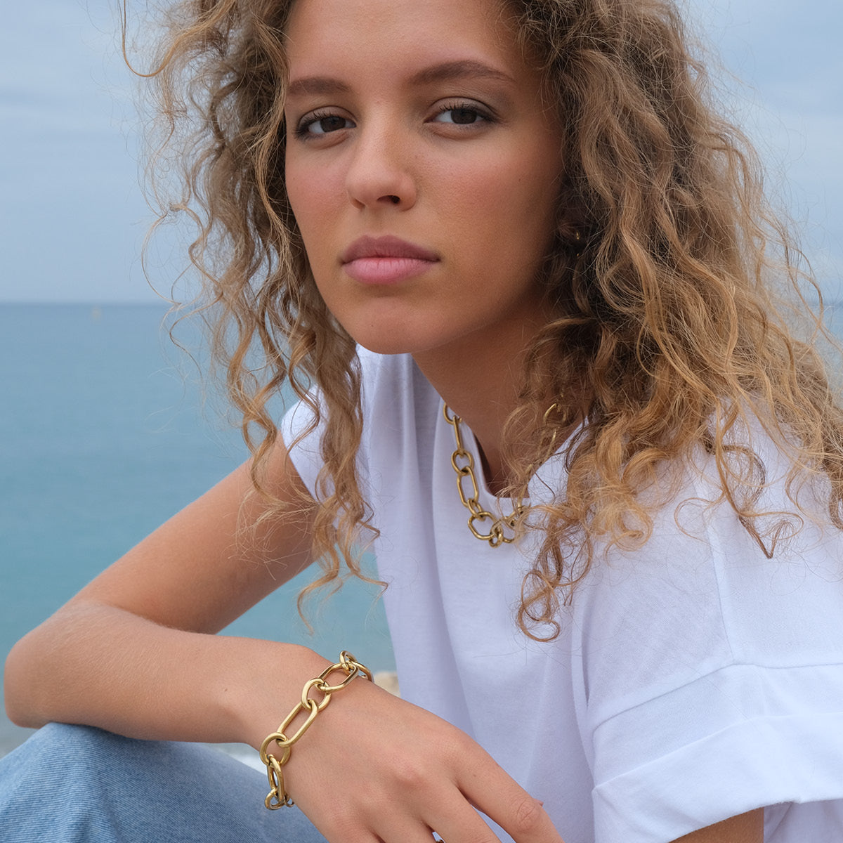 Heavy Chain Bracelet Bold & Modern Jewellery | Zeke Collection NZ