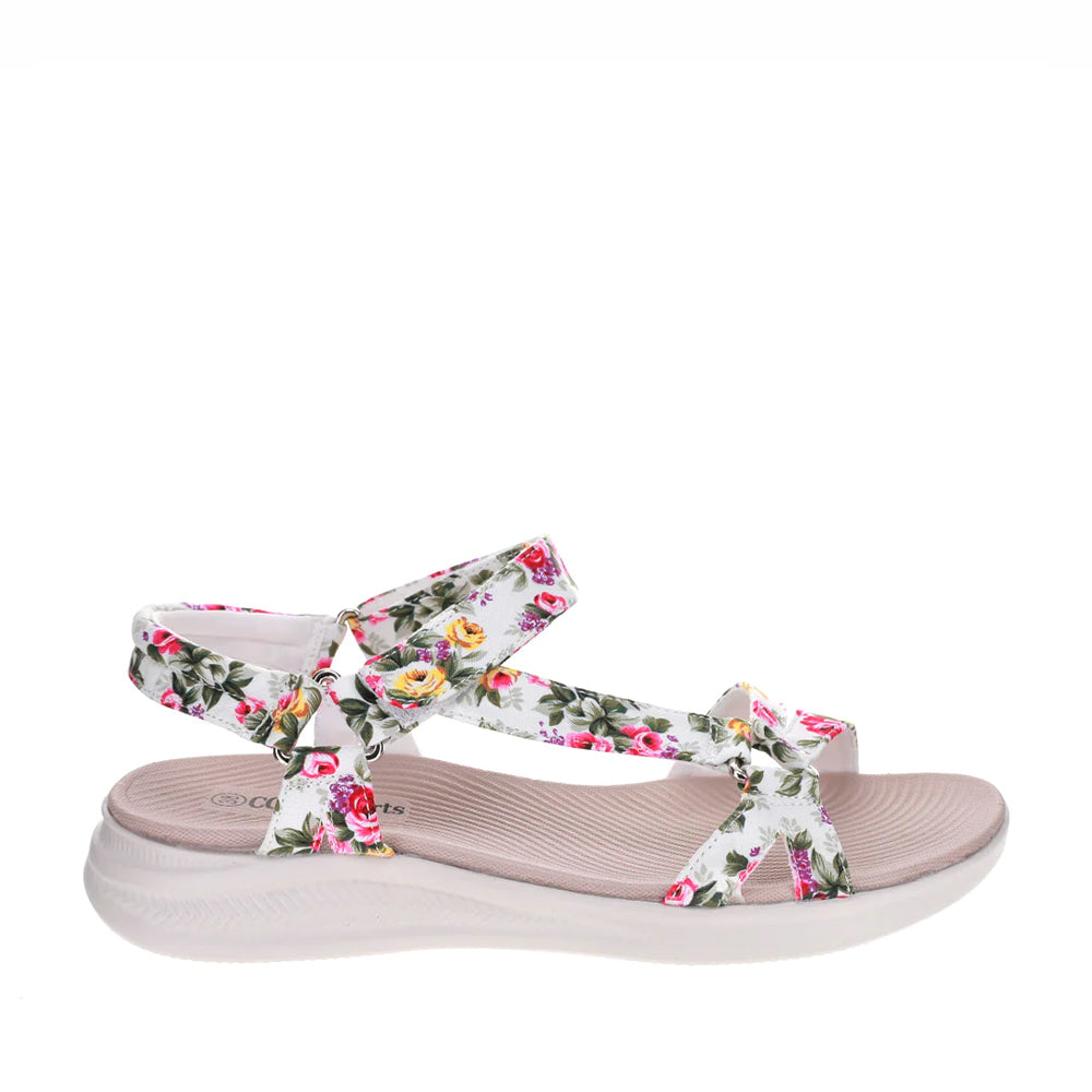 Shop CC Resorts Floss White Floral Women Sandals | Zeke Collection NZ