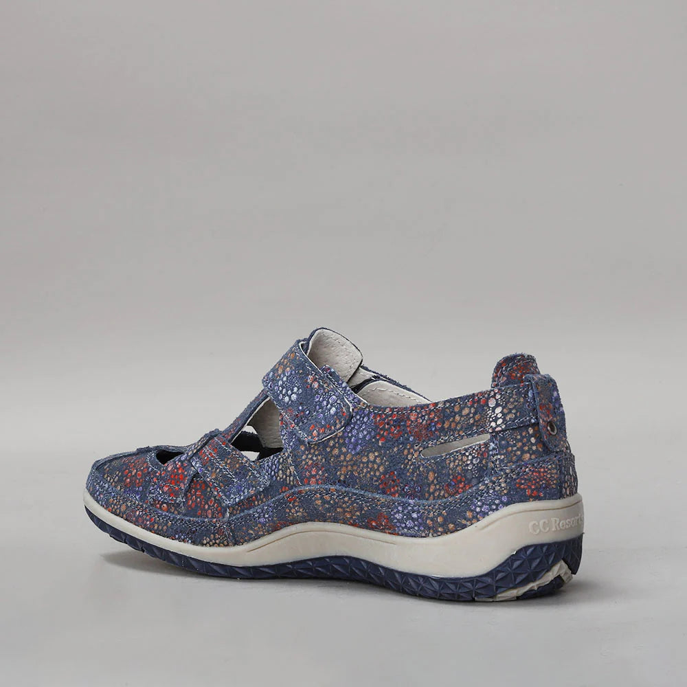 Jackie Indigo Flower by CC Resorts | Casuals Womens Shoes Online at Zeke NZ