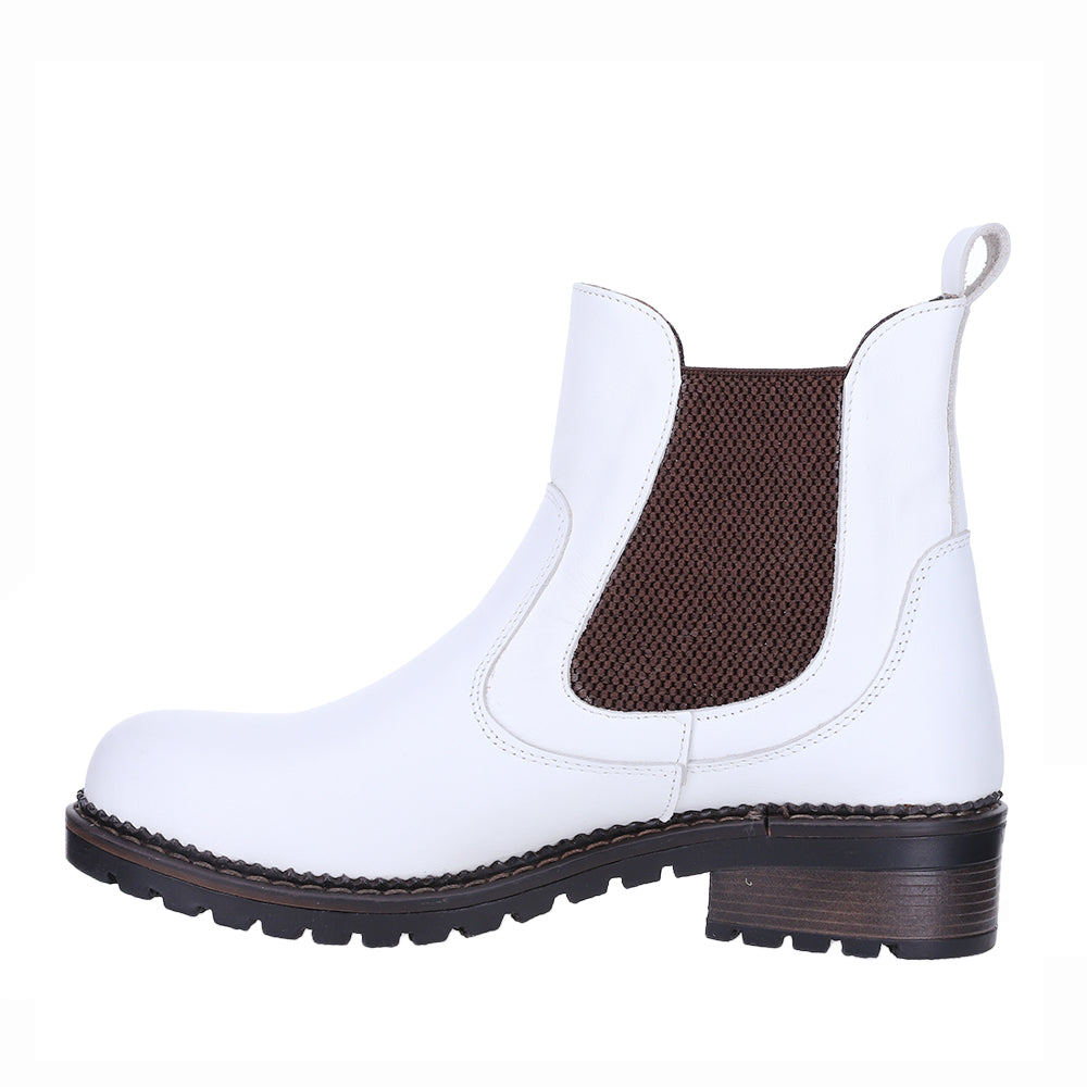 Shop Lesansa Rio Off White Women Twin Gusset Boot | Zeke Collection NZ
