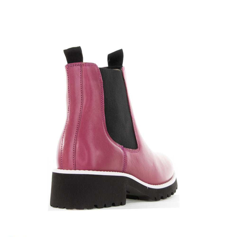 Shop Lesansa Elby Hot Pink Women Twin Gusset Ankle Boot | Zeke Collection