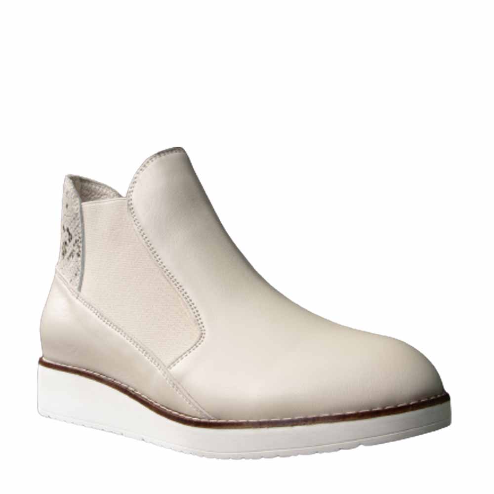 Shop Lesansa Rally Beige Print Women Twin Gussets Boot | Zeke NZ – Zeke ...